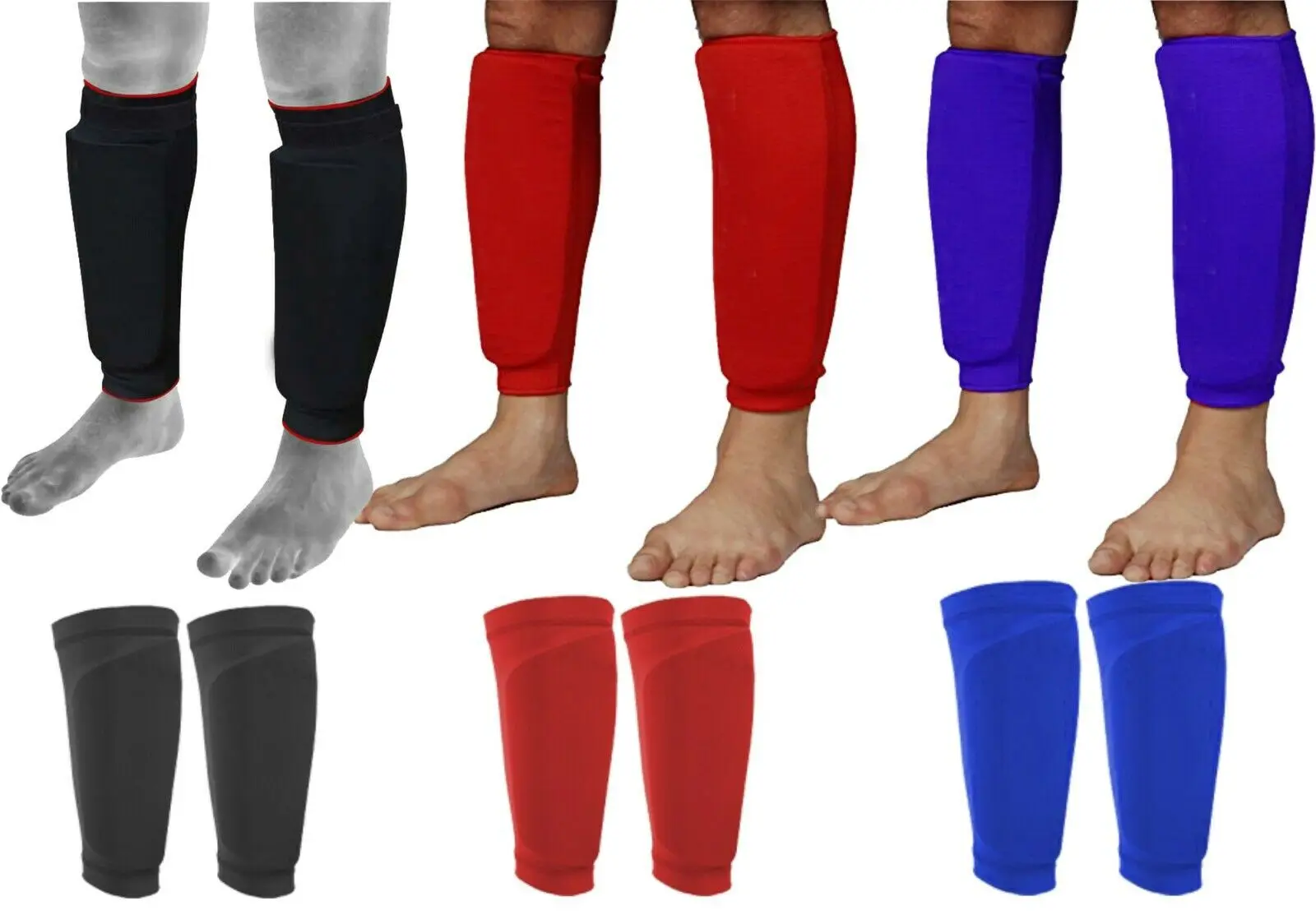 Shin Instep Pad Guard Shin Guard Kick Boxing Shin Protectors Foot Pads ...