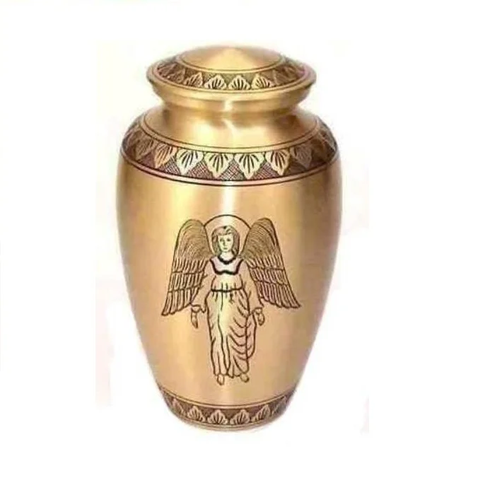 Aluminum Enamel Funeral Cremation Urn Pot for Loved Ones/Pets Memorial ...