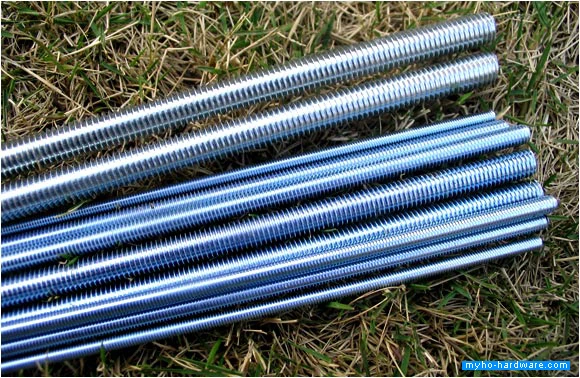 Threaded Rod 1 Meter Mild Steel Threaded Rods 4.8 8.8 5 M3 to M52 ...