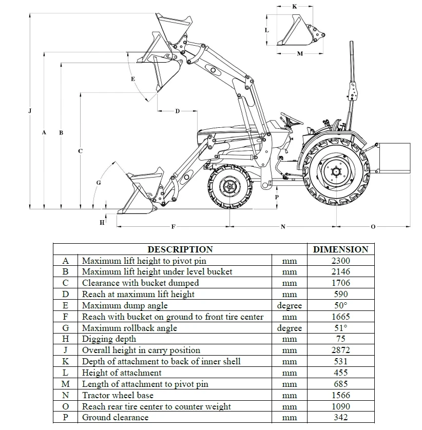 Mahindra Factory Price Backhoe Loader Front End Loader Tractor 1 to 3 ...
