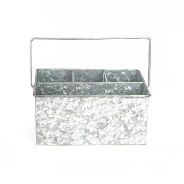 Hot Selling Round Shaped Galvanized Utensil & Cutlery Holder With ...