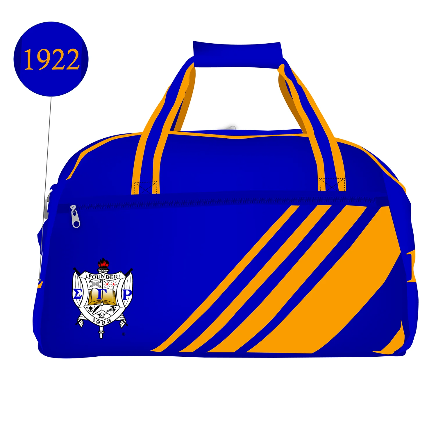 Sigma Gamma Rho Duffle Bag - Unisex Genuine Leather Travel Bag