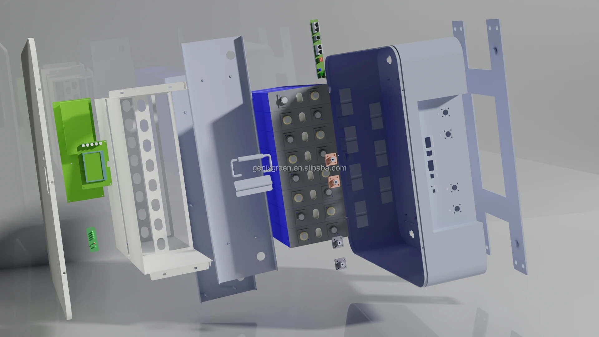 10kwh 48v 200ah Powerwall Whole House Battery Backup Wall Mounted ...