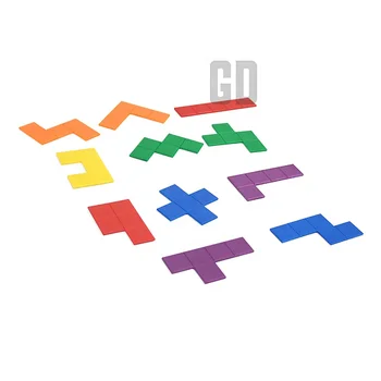 Pentominoes 72pcs 12shape Mathematics Pentomino Manipulative Puzzle ...