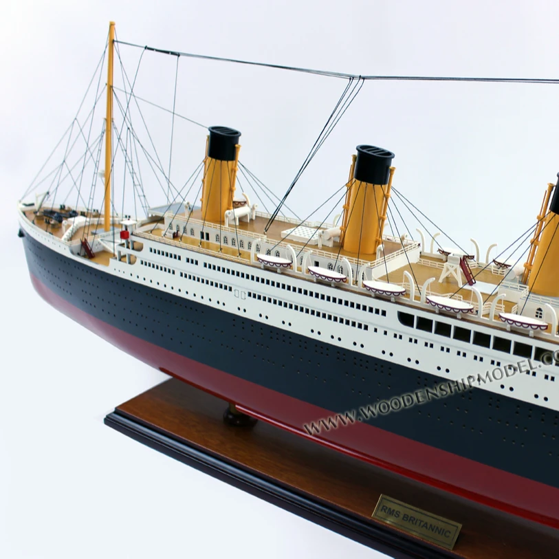 RMS BRITANNIC WOODEN MODEL BOAT_ WOODEN HANDICRAFT MODEL SPECIAL PRICE ...