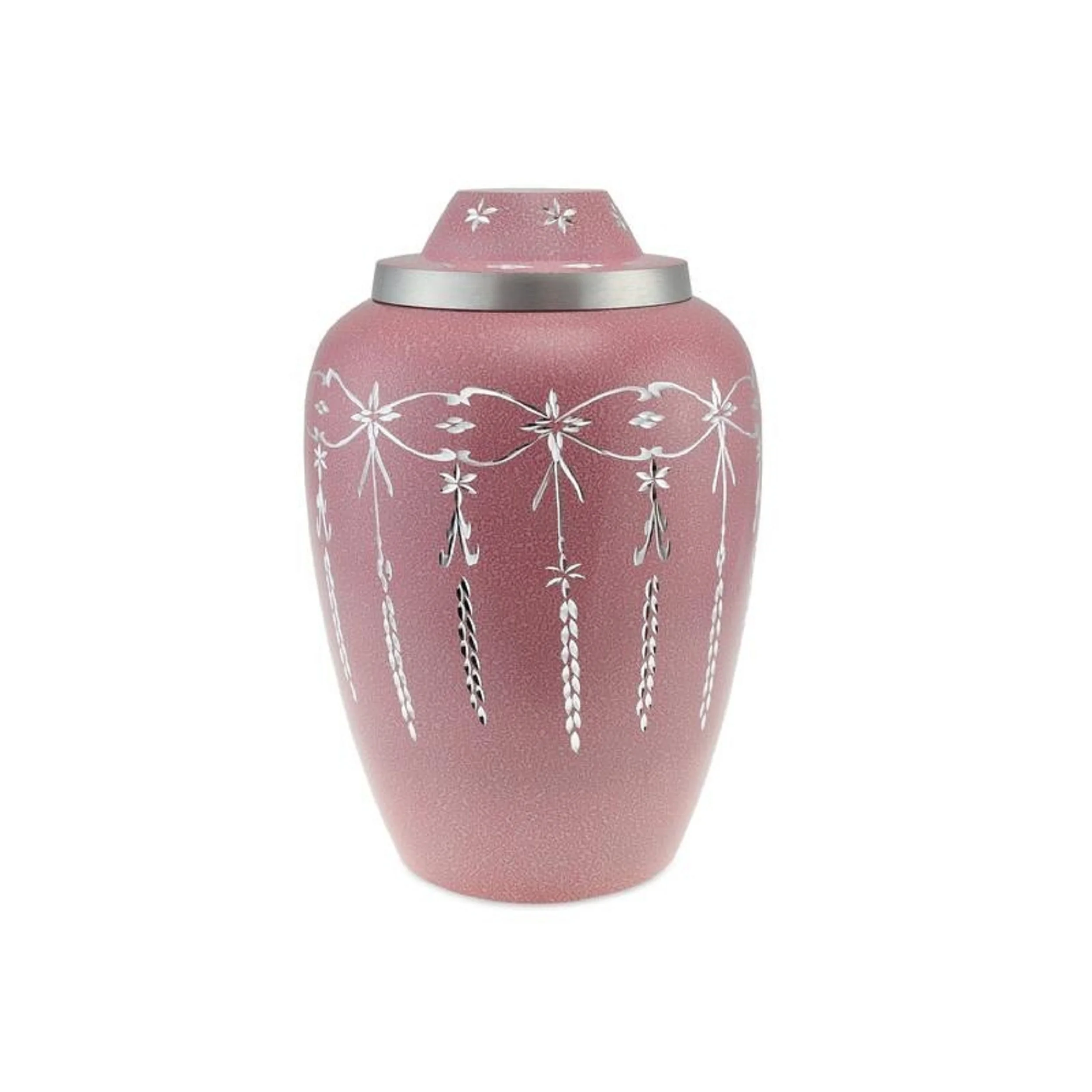 Traditional Metallic Cremation Urn With Hand Carving For Funeral ...