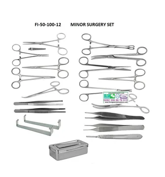 Surgical Complete Minor Surgery Instruments Set Of 38 Pcs Made Of ...