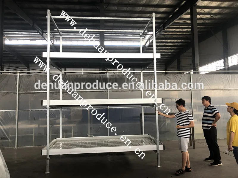 Mobile Grow Rack Vertical Indoor Farming Hydroponic Growing System ...