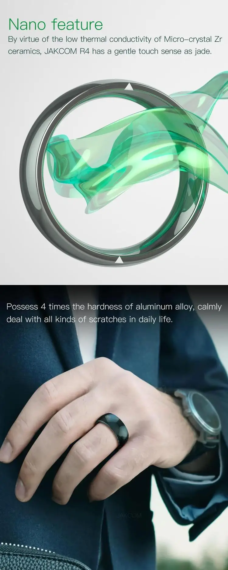 Jakcom R4 Smart Ring - Stylish & Functional Men's Ring
