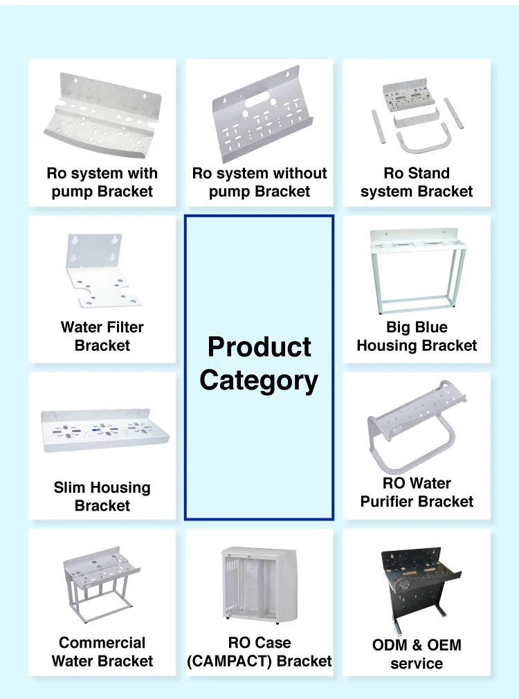 5 Stages Ro Water Filter Purifier System with Pump 10" Housing Parts ...