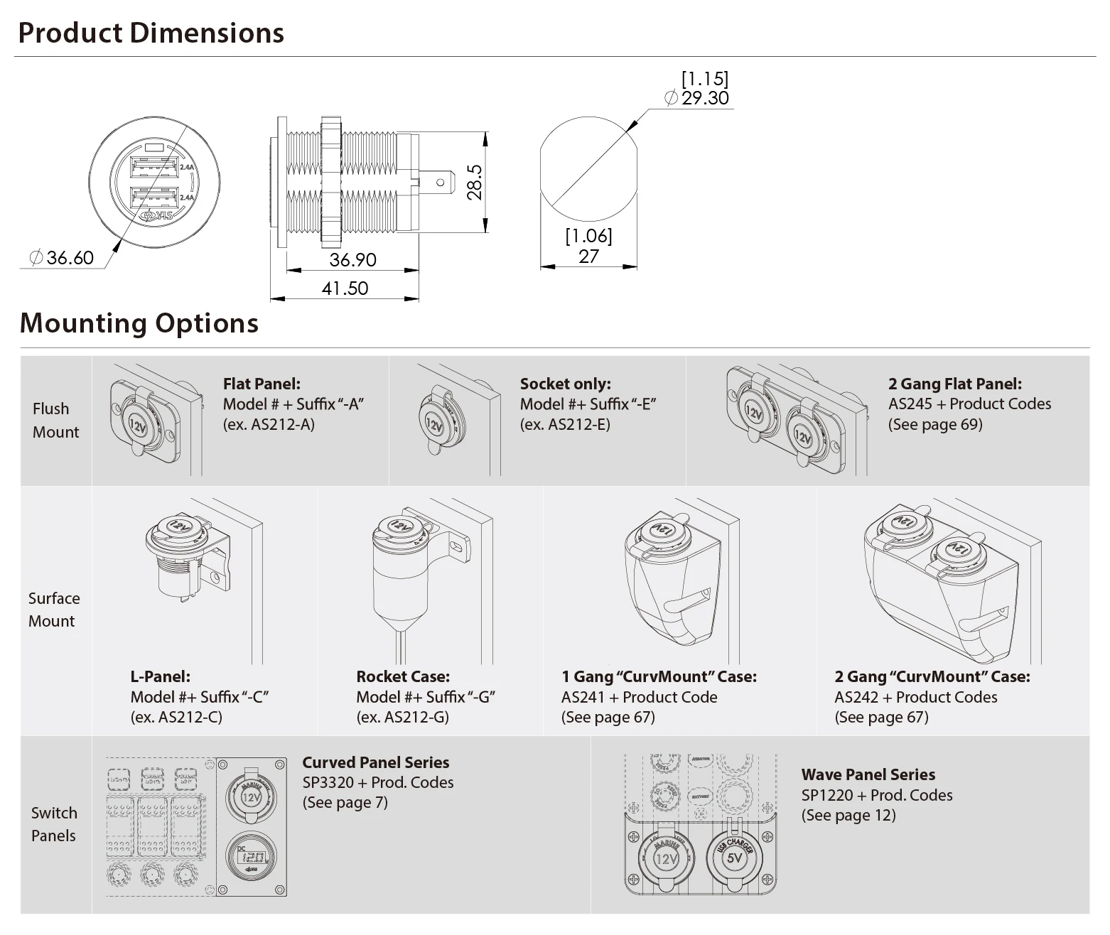 Diy Reverse Polarity Protection Marine Usb Type C 1a1c Charger Socket ...