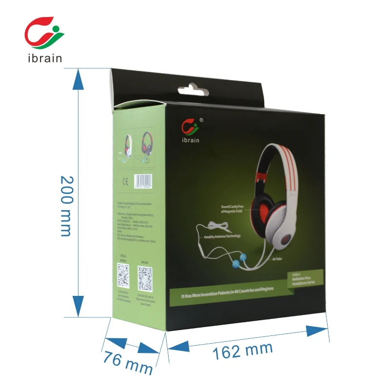 Ibrain Fc05-c Mobile Phone Emf Protection Anti Radiation Headsets Emf ...