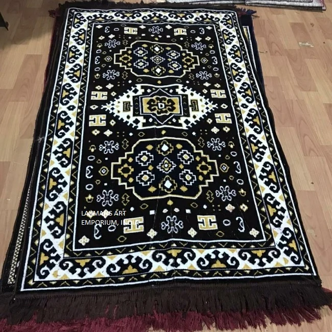 设计师天鹅绒抹布地毯杜里地毯印度设计师印度杜里祈祷地毯| Alibaba.com