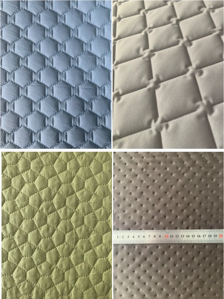 Water Resistant 100% Polyester Quilted Jacket Fabric Winter Textile ...