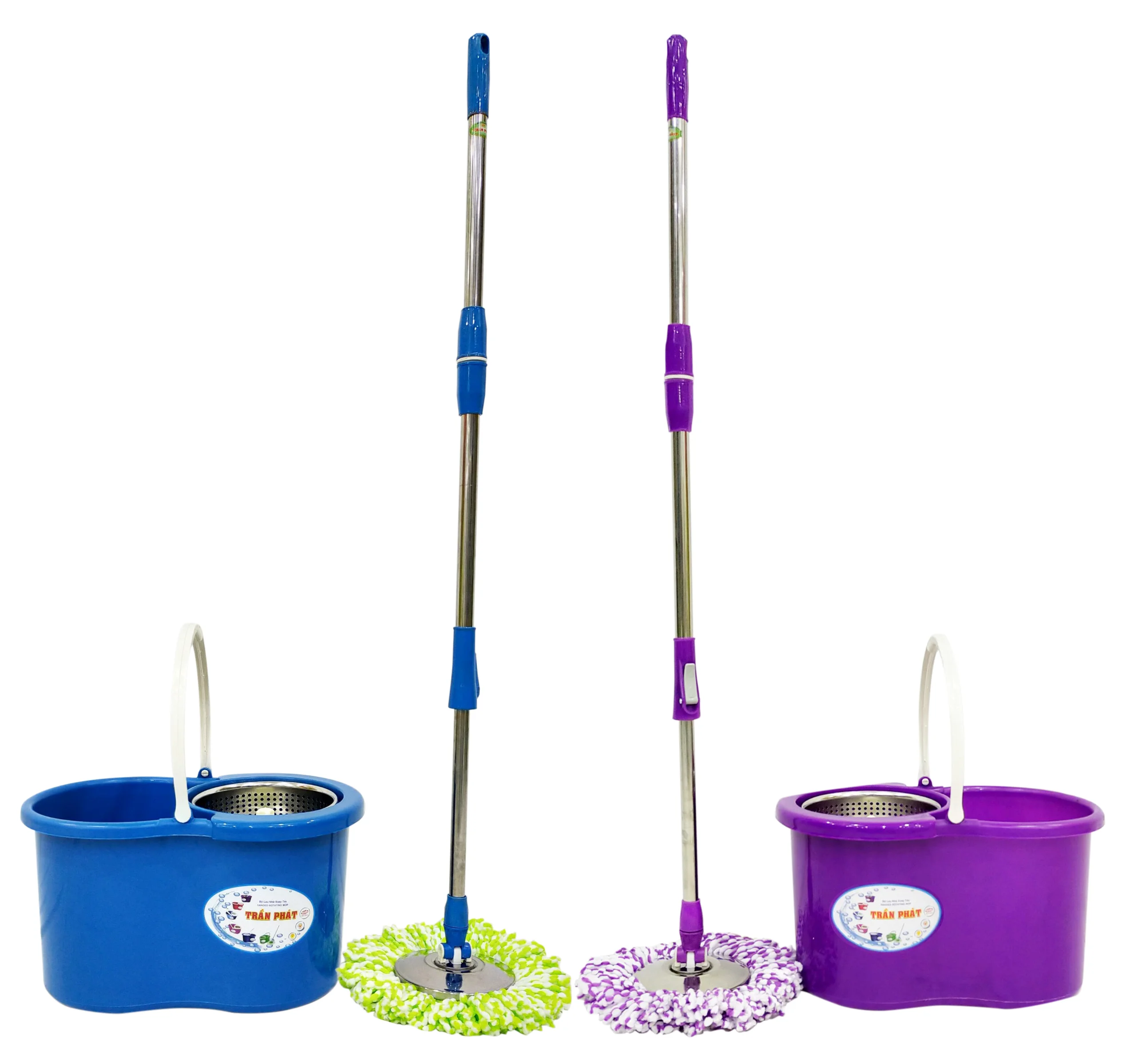 Wholesale Long Hand-rotating 360 Mop Kit Tp907 Plastic Mopper Floor ...