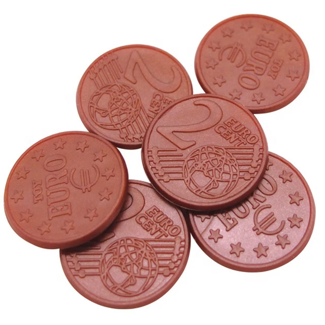 Educational Play Money - Plastic Euro Coins for Kids