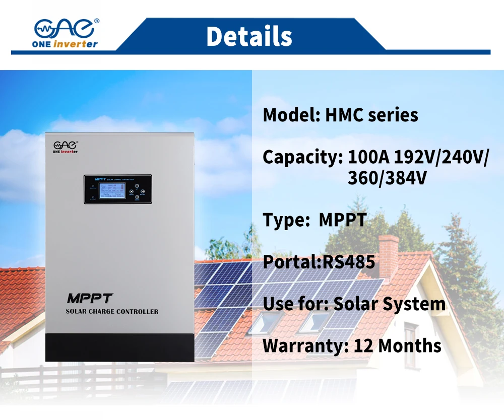 High Voltage MPPT 100A 240V 360V 384V Industrial Commercial Solar Mppt ...