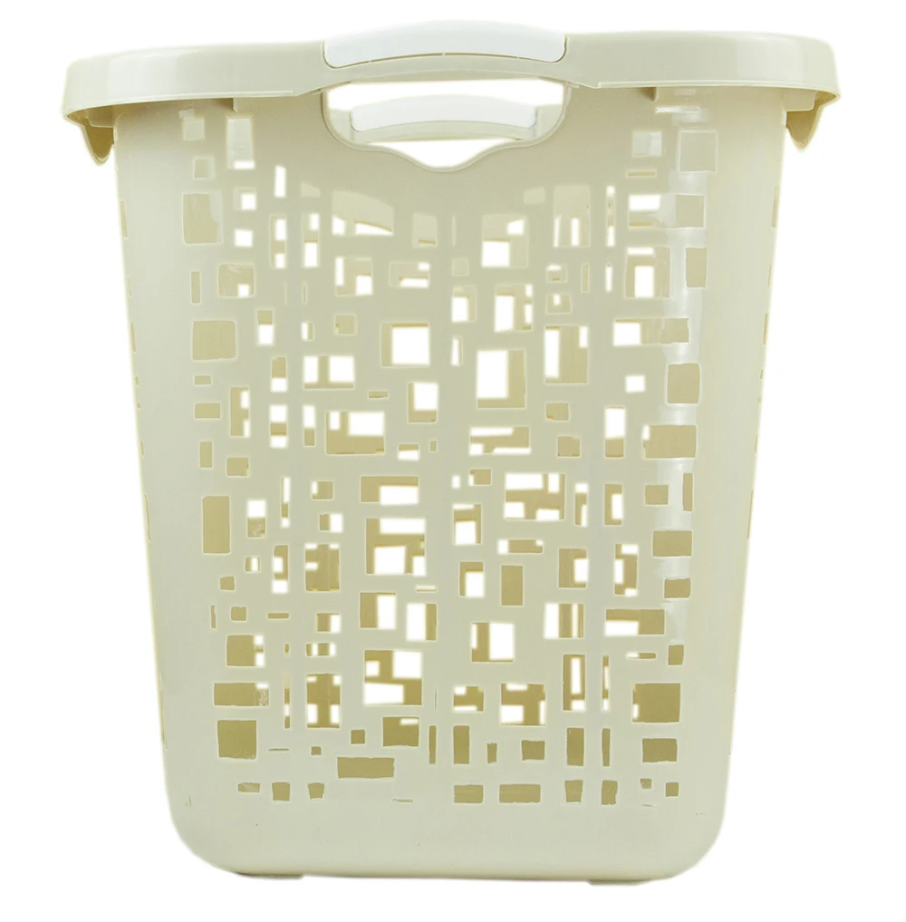 70 Liter Hamper With Cutout Handles Washing Bin Dirty Clothes Storage ...