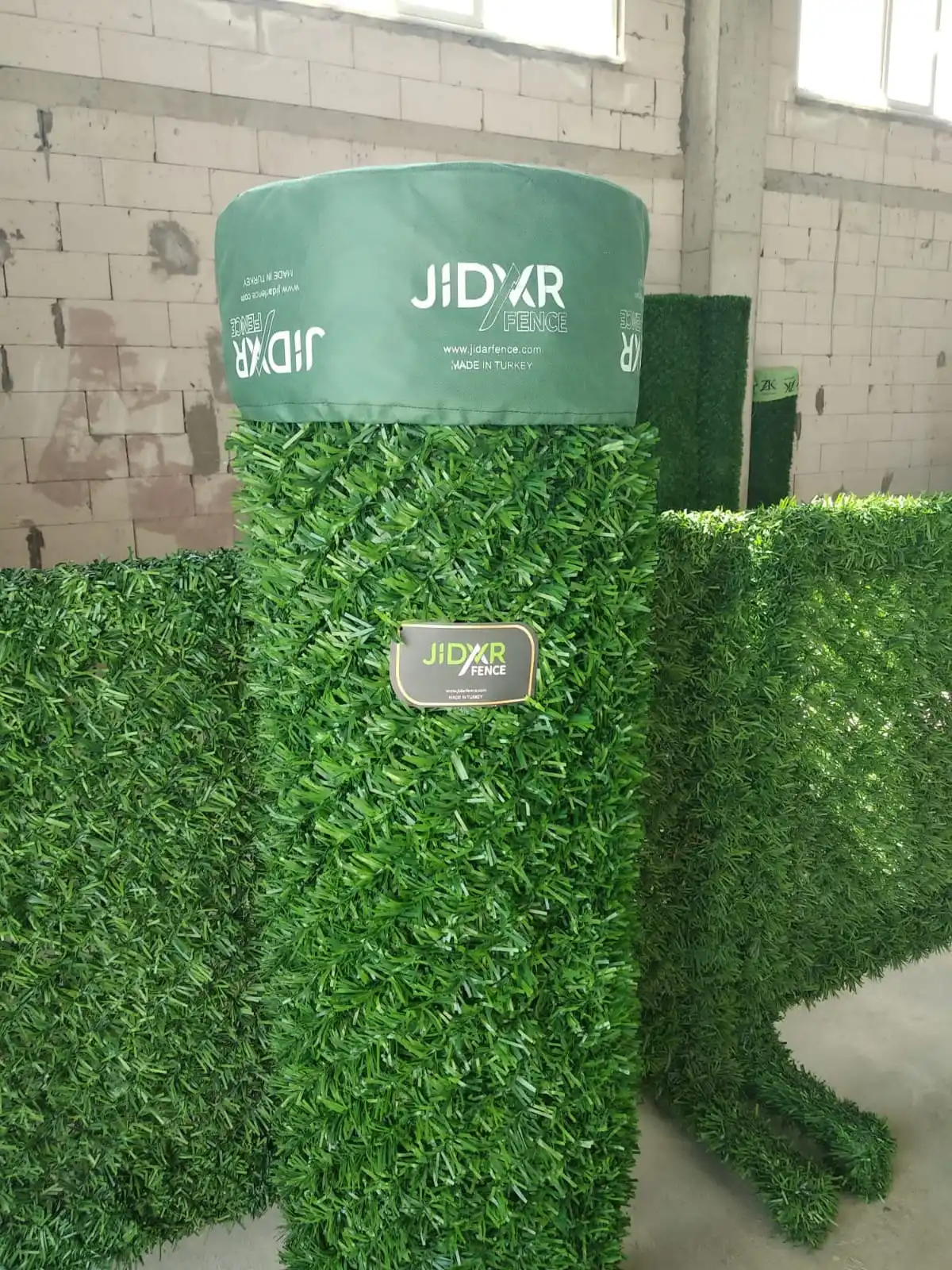 Made In Turkey Green Grass Fence Panels Which Can Be Used For Privacy ...