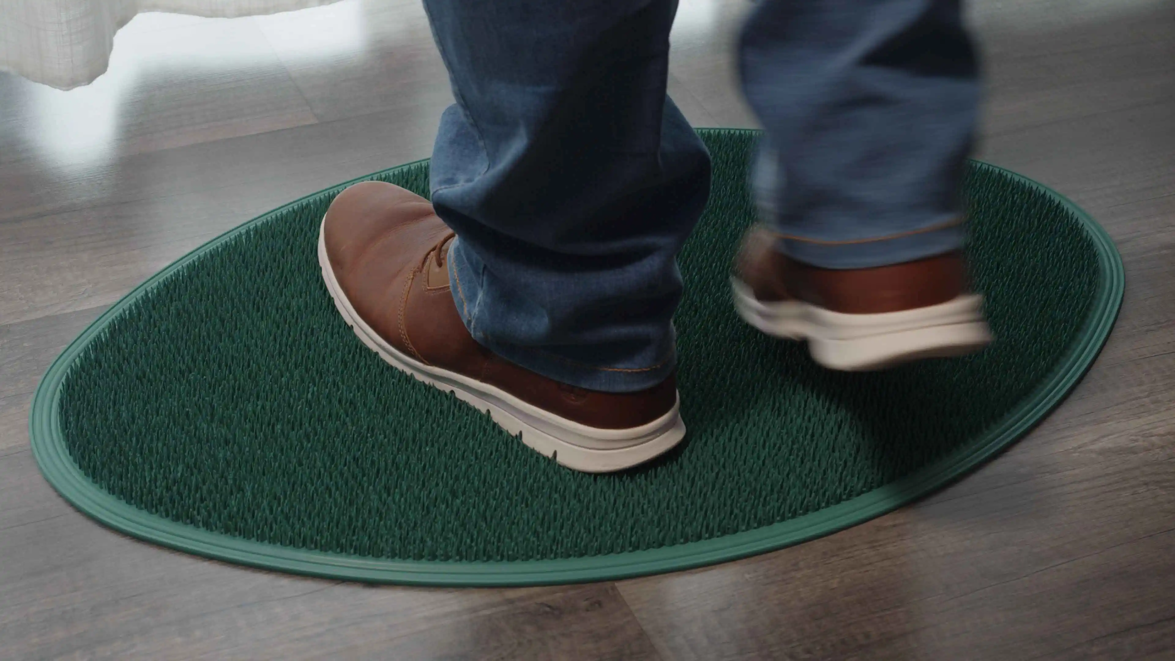 Natural Rubber Feather Floor Mats - Perfect for Hotels