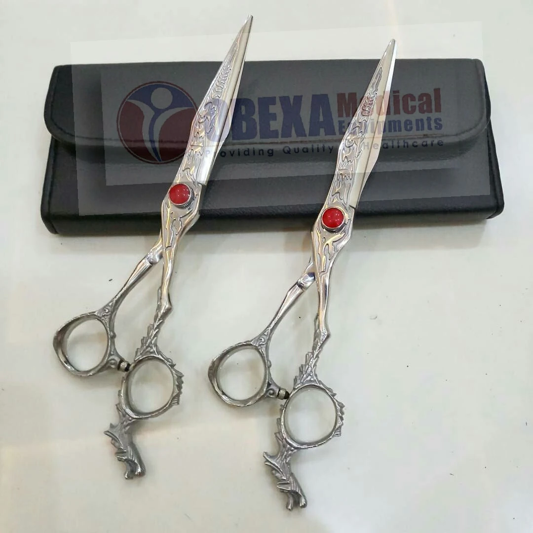 Dragon Handle Barber Haircut Scissor Shear 7inches - Buy Professional ...