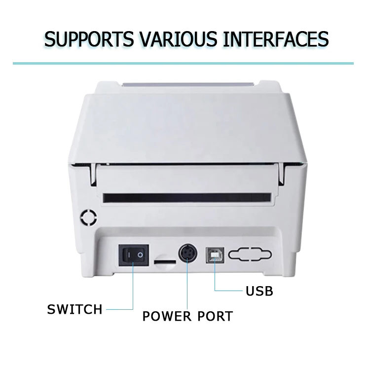 Xprinter Xp-460b Usb Port Thermal Automatic Calibration Direct Barcode ...