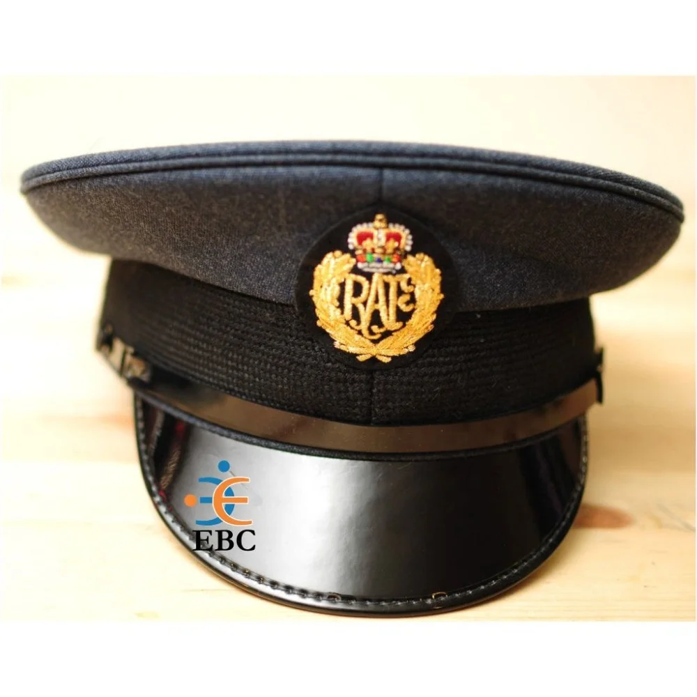 Wholesale Air Officers Peak Cap With Cap Badge In Dark Blue Smoke Blue ...