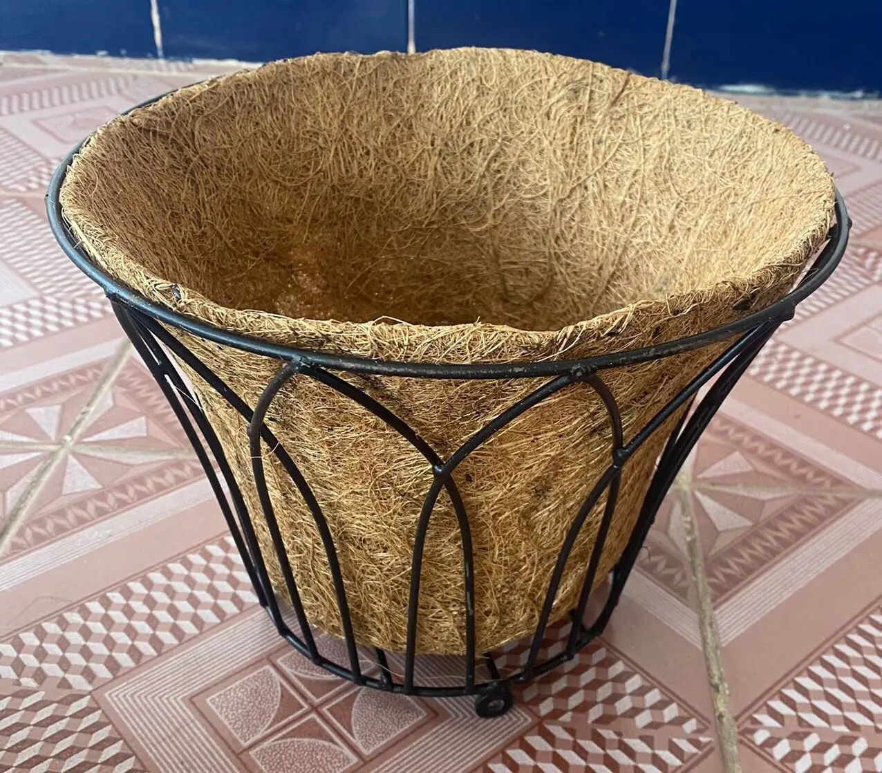 Vietnam Traditional Coco Coir Pots Basket With Coco Liner Coconut Coir ...