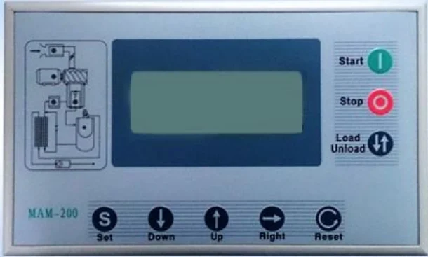 Screw Air Compressor Controller Display Panel MAM-200