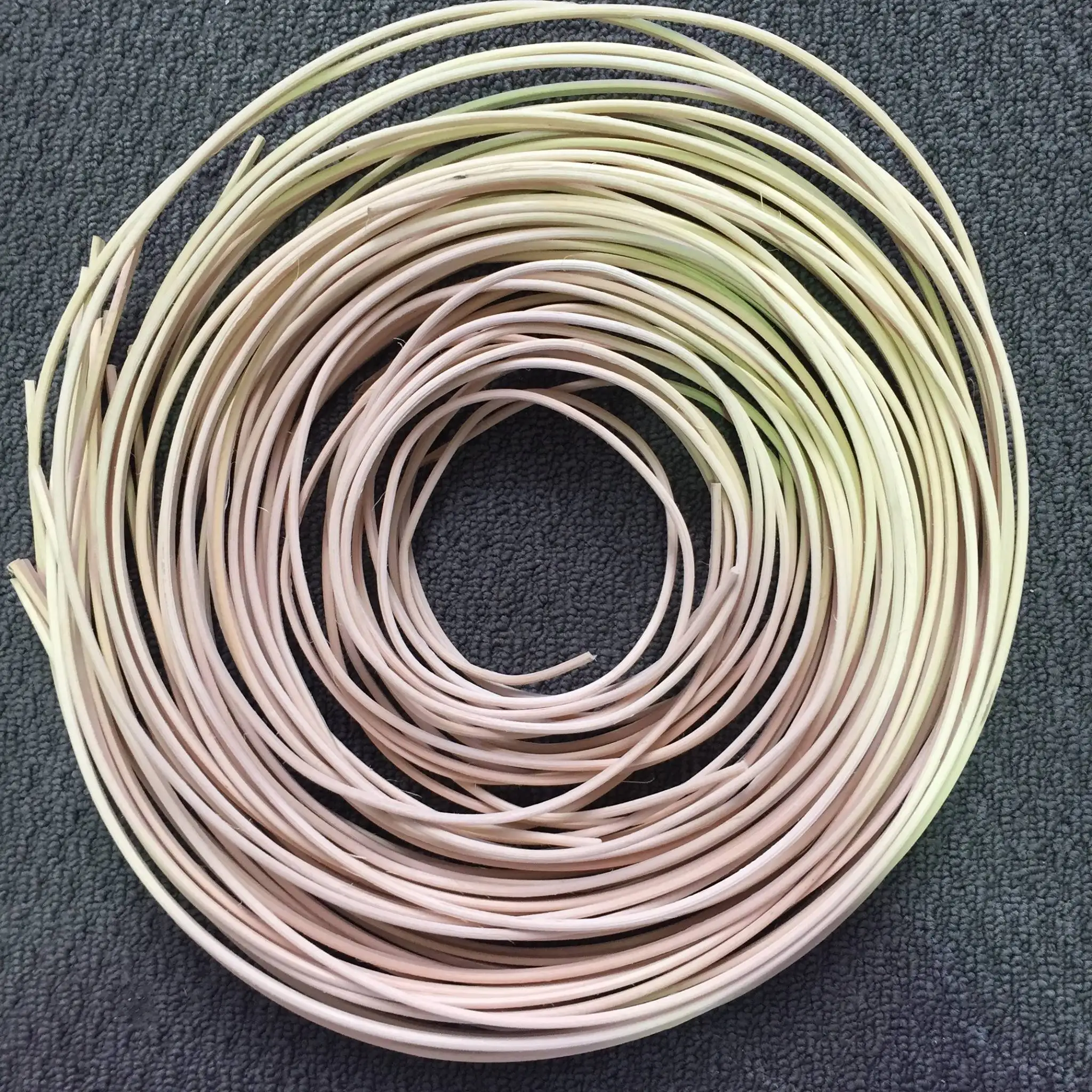 Raw Material Rattan Core 3mm With Natural Color for Making Furniture ...