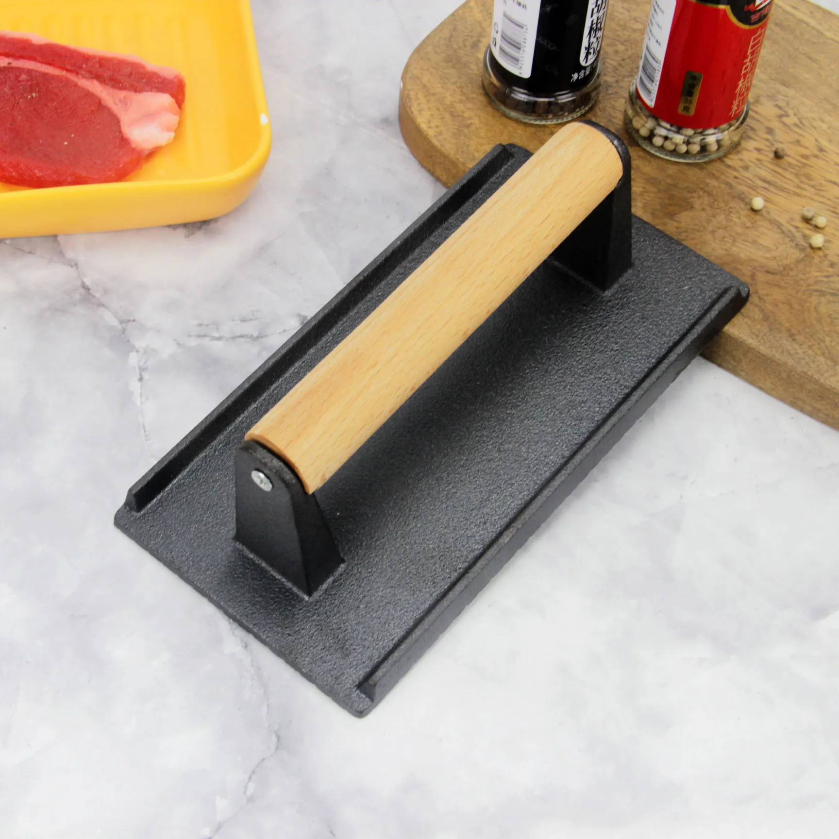 High Quality Meat Press With Wooden Handle| Alibaba.com