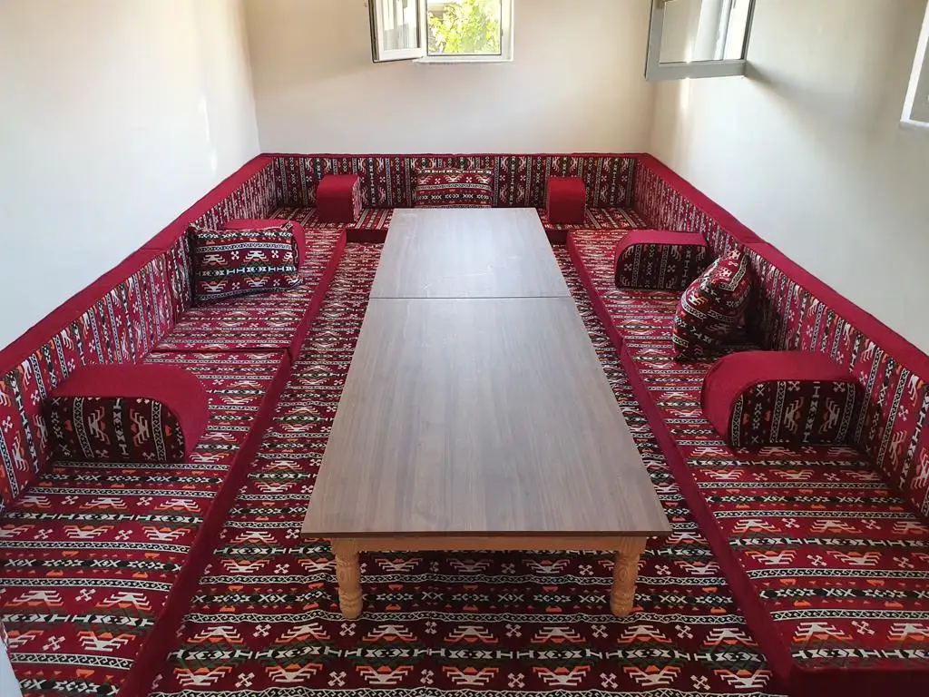 Arabic Floor Seating - Customizable L & U Shaped Sets