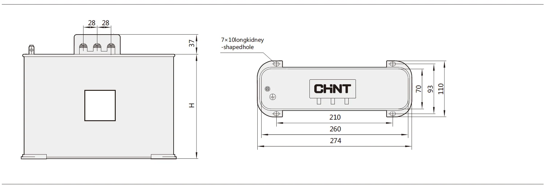 Chint original BKMJ Capacitor Dry type Low voltage Shunt Capacitor ...