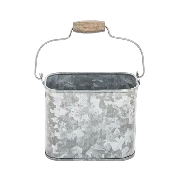 Hot Selling Round Shaped Galvanized Utensil & Cutlery Holder With ...