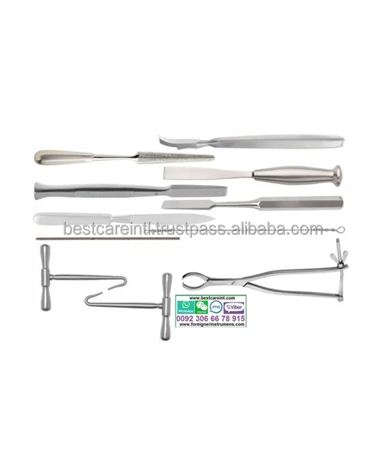 Set Instrumen Amputasi Bedah Umum Manual Bahan Stainless Steel ...