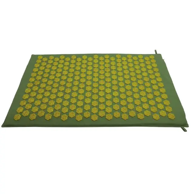 Cotton Acupressure Mat with Spike Lotus Disc for Sports Injuries Relief ...