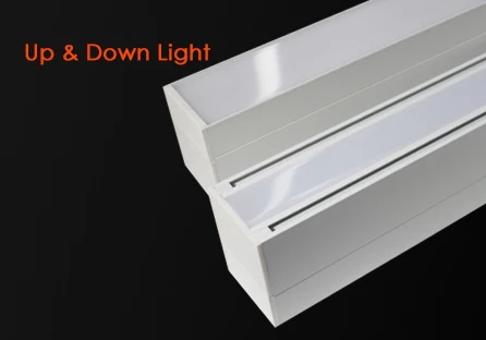 4FT Linkable LED Linear Light,Up and Down Light 3/4/5000K CCT ...