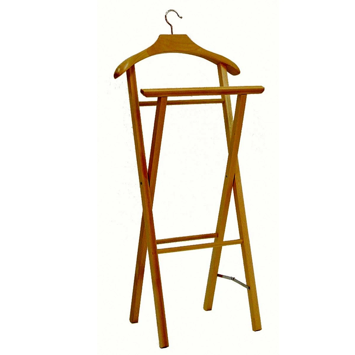Top Quality Italian Folding Valet Stand In Solid Beech Wood Walnut ...