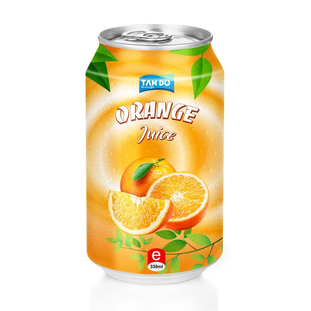 Alibaba.com: Vietnam-manufactured 330ml aluminum can orange flavored ...