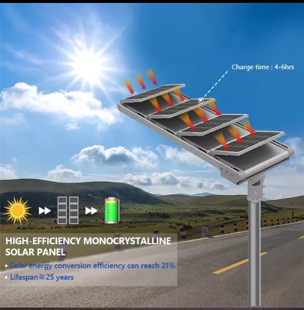 Hepu All In One Adjustable Lampe Solaire Outdoor Lamp 50w 100 W 150w ...