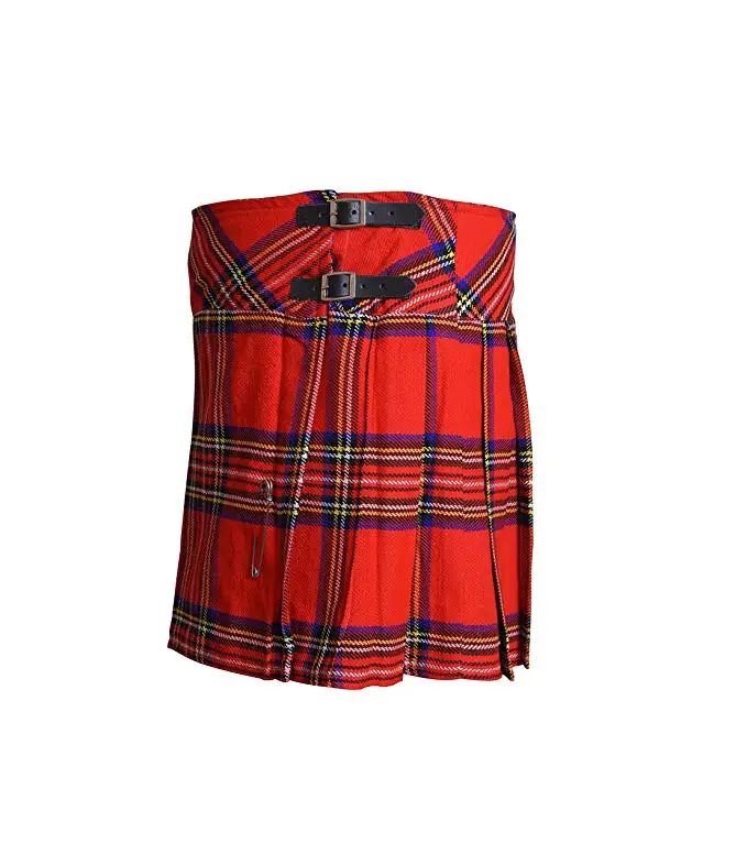 Cosh Kilts Amazon New Arrival Women Red Tartan With Leather Strap Supplier Customized Short ...