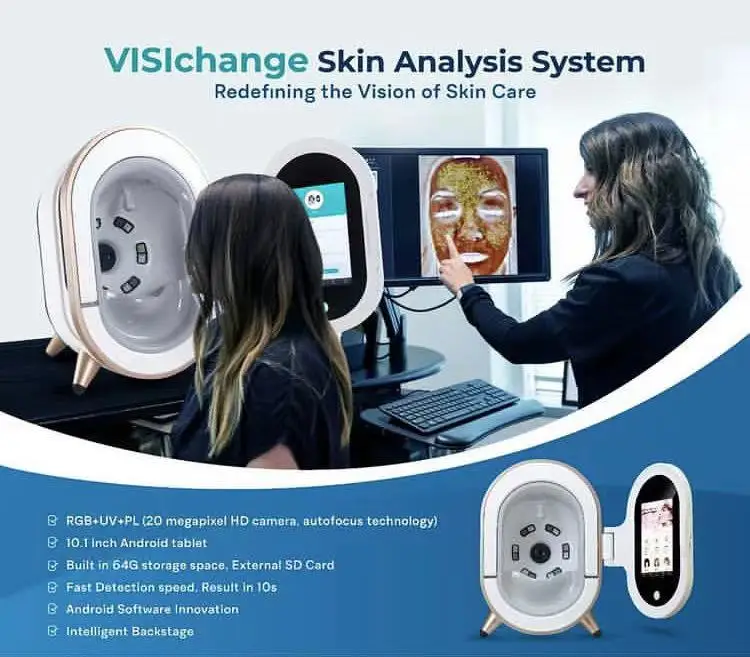 New Arrival Smart Skin Analysis Machine Face Analyze For Dermatology ...