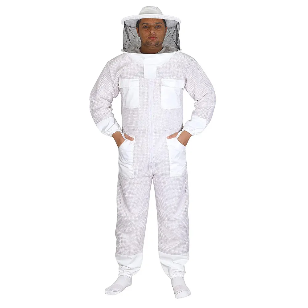3 Layer New Beekeeping Clothing Three Layer Full Ventilated Beekeeper ...