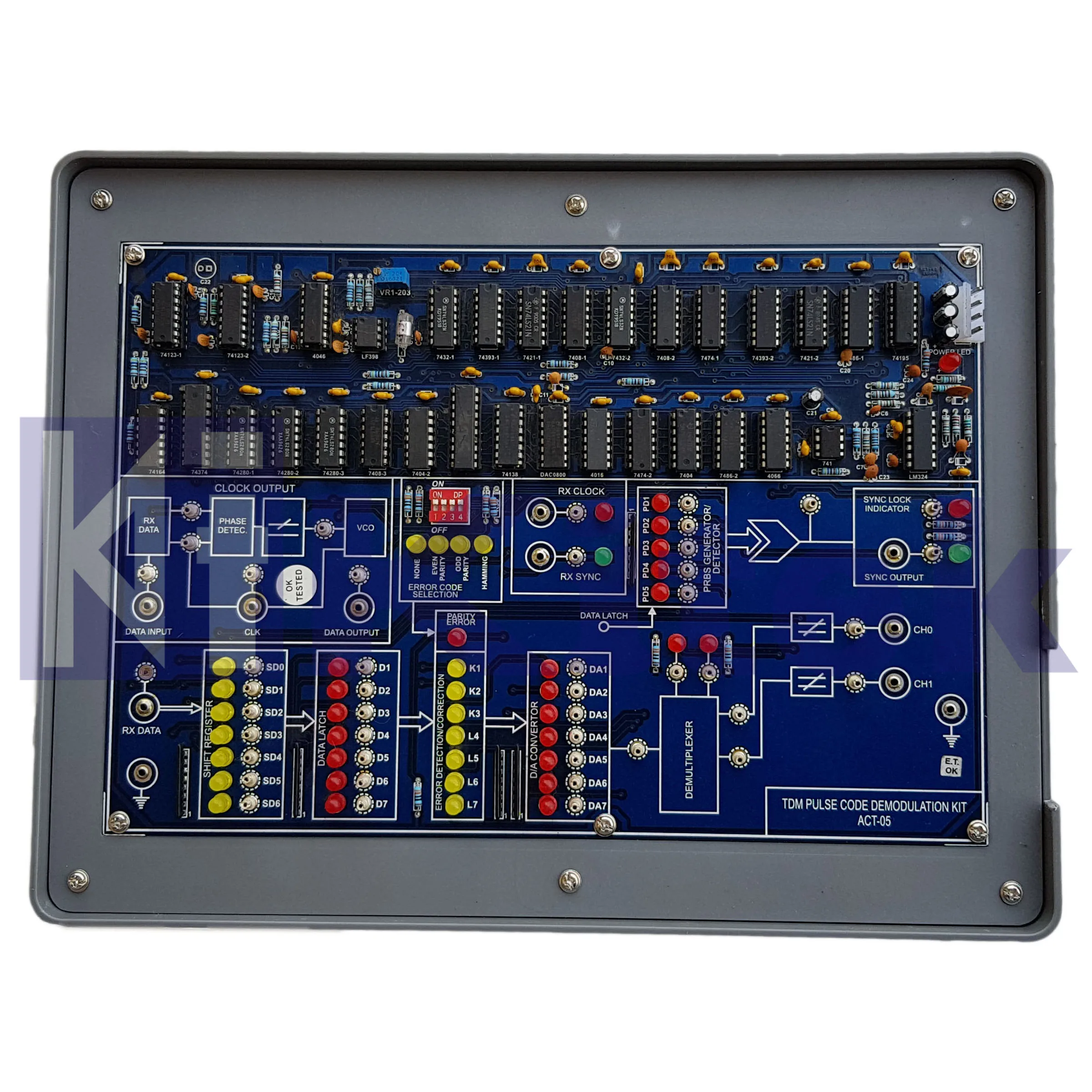 TDM Communication Trainer Kit - Digital Demodulation Training