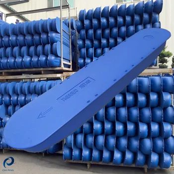 Plastic Aquaculture Use Fishing Floats Pontoon Of Paddle Wheel Fishing ...