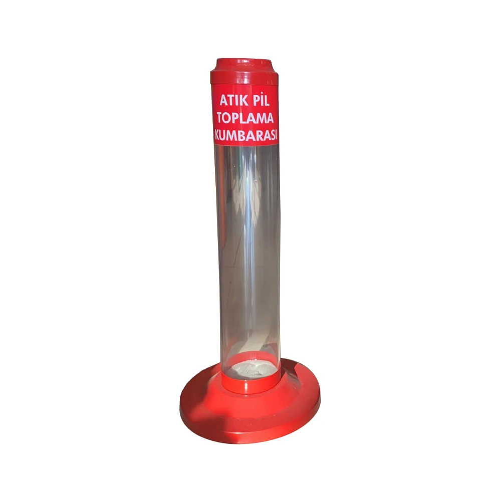 Battery Recycling Bin 5 Liter Battery Recycling Tube Container Battery ...