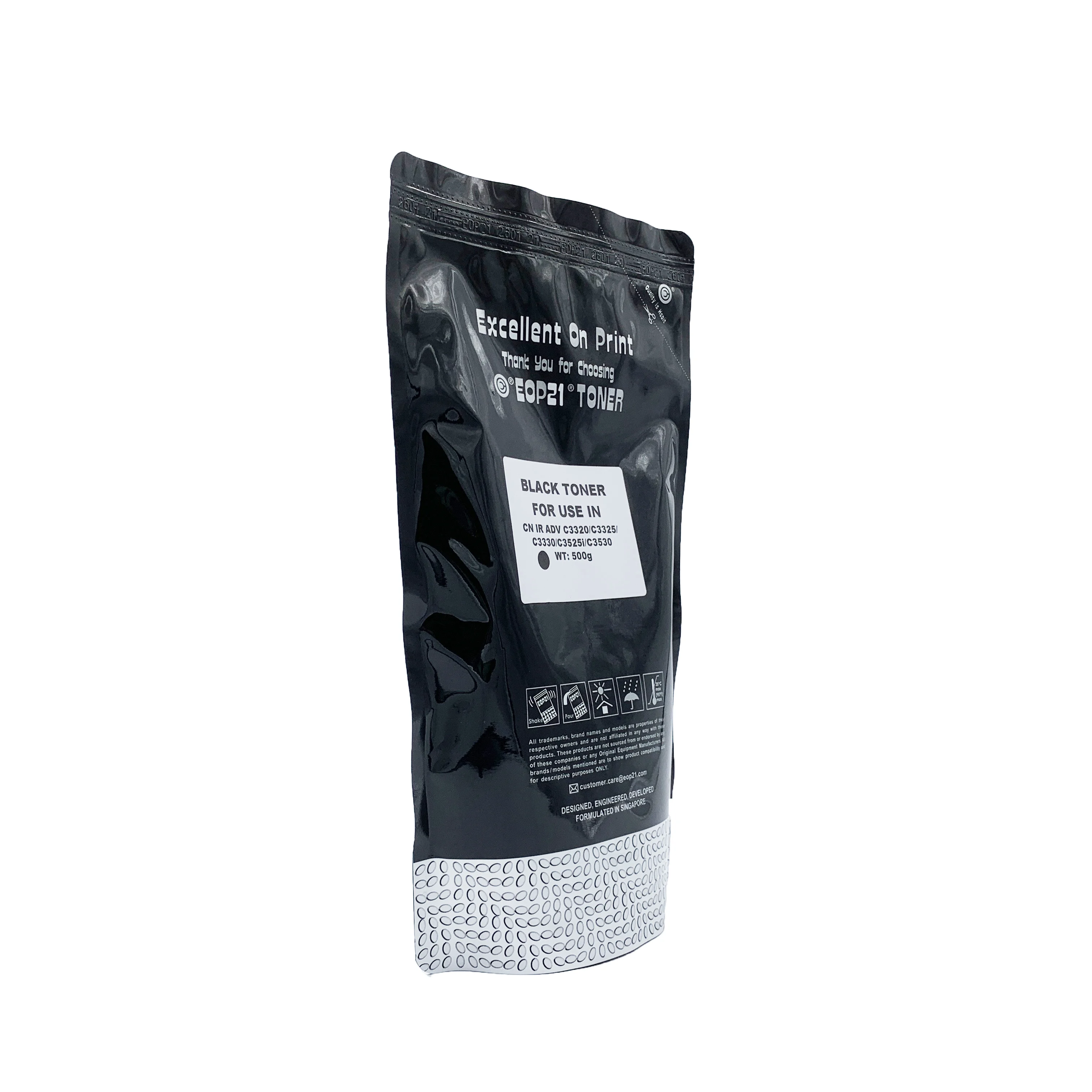 High Quality Printer Supplies Compatible Bag 500g Black Can0n Toner ...