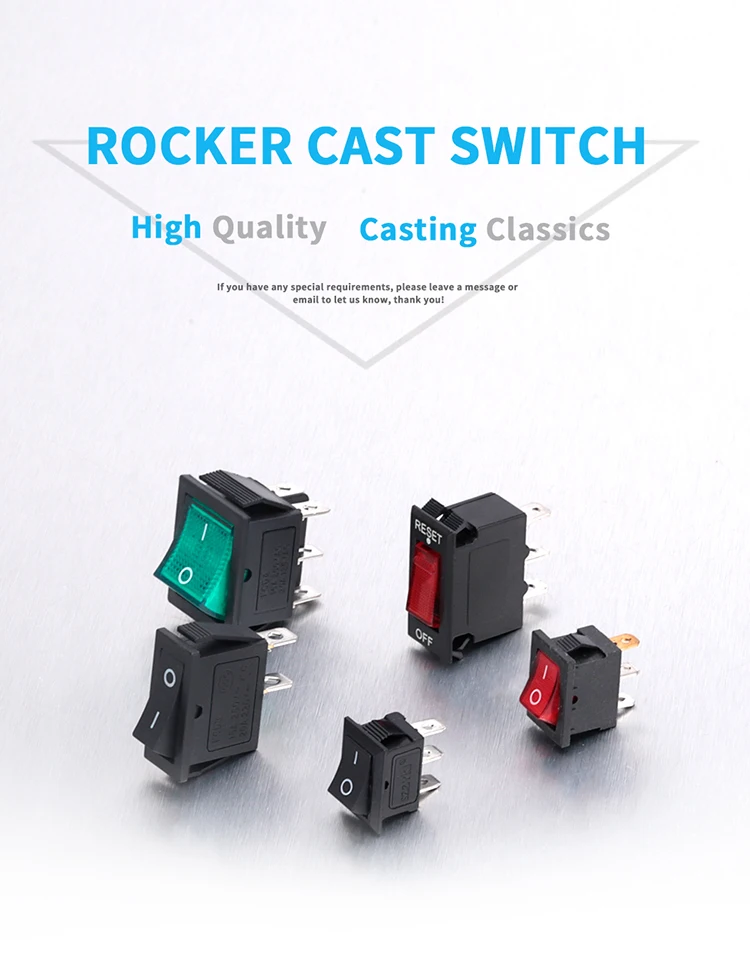 Factory Price Mini Black On-off 20a 125vac 2 Position 3pin Ip40 Plastic ...