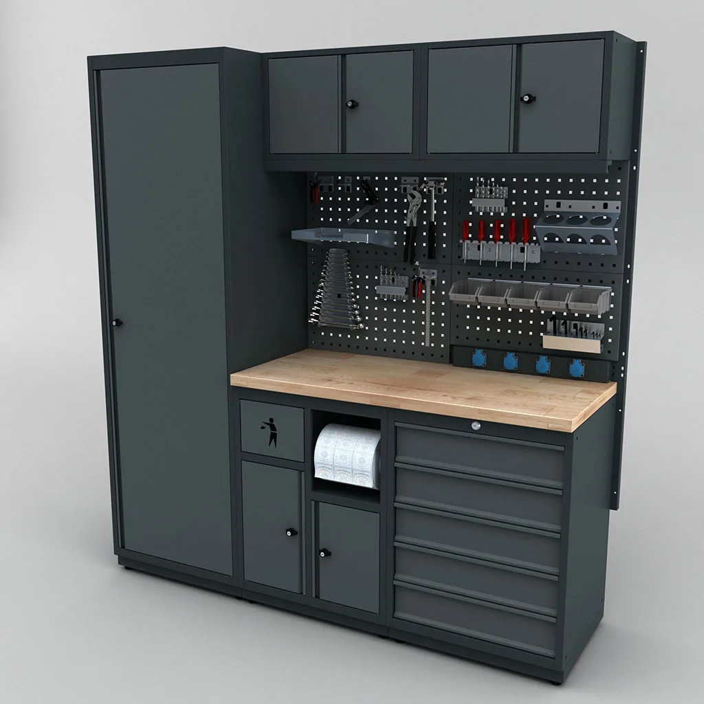 Modular Tool Cabinet System for Mechanic Garages - Bodur