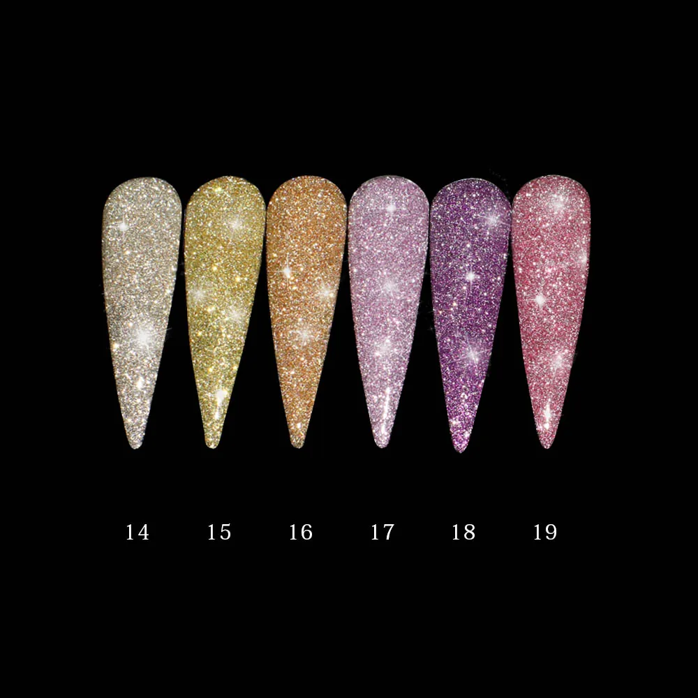 Diamond Dust DISCO SPARKLE PAINT - 37 LED UV Gel Colors